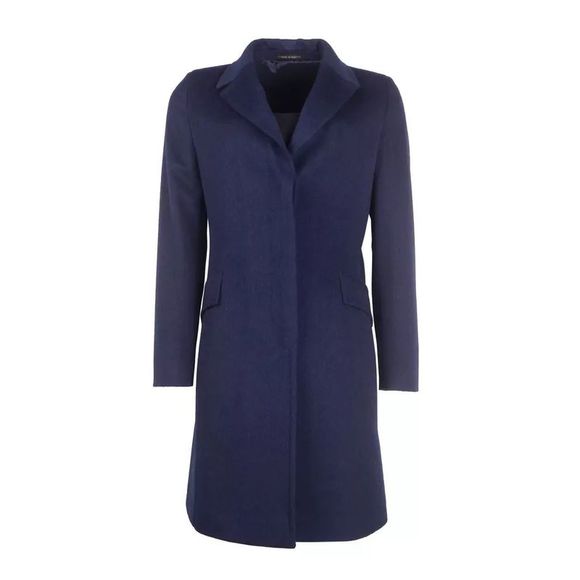 M Made In Italy | Jackets & Coats | Made In Italy Blue Wool Vergine ...